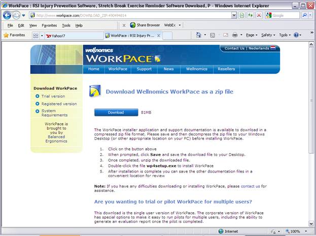 Save the file toyour local disk remember where you save it to.